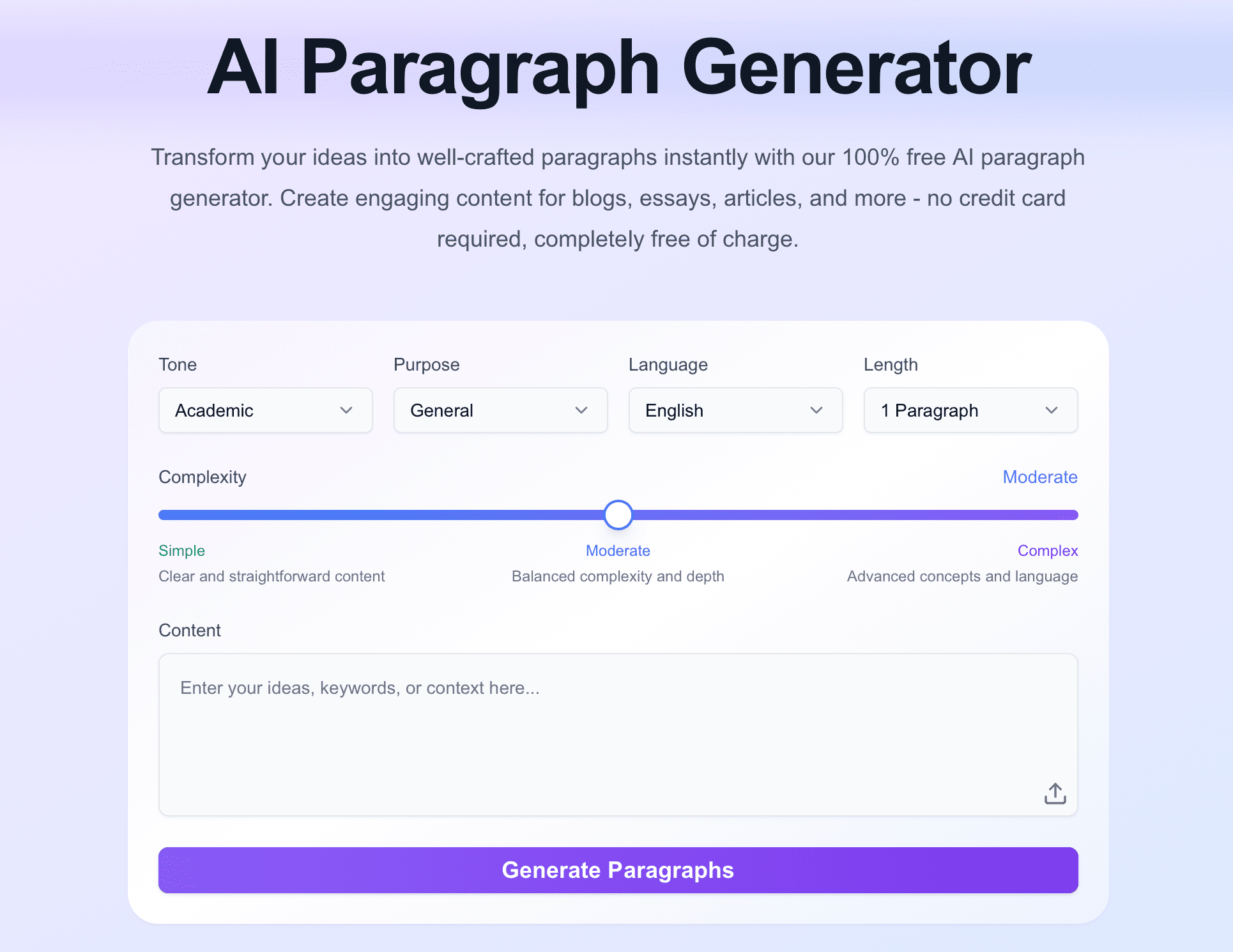 Free AI Paragraph Generator | Generate Perfect Paragraphs Instantly Free AI Paragraph Generator | Generate Perfect Paragraphs Instantly